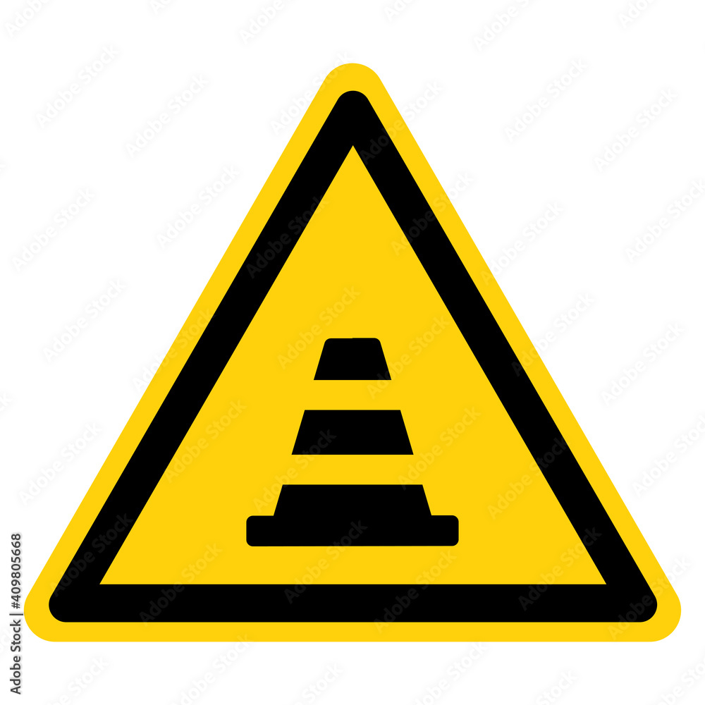 Construction Area Symbol Sign, Vector Illustration, Isolate On White ...