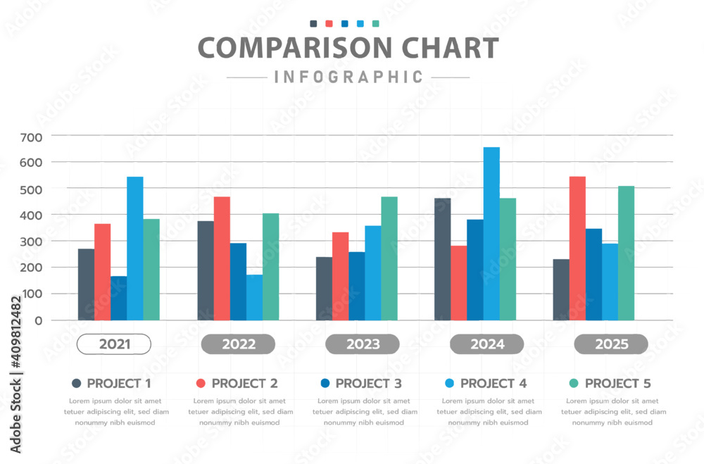 Infographic template for business. Modern Timeline diagram calendar ...