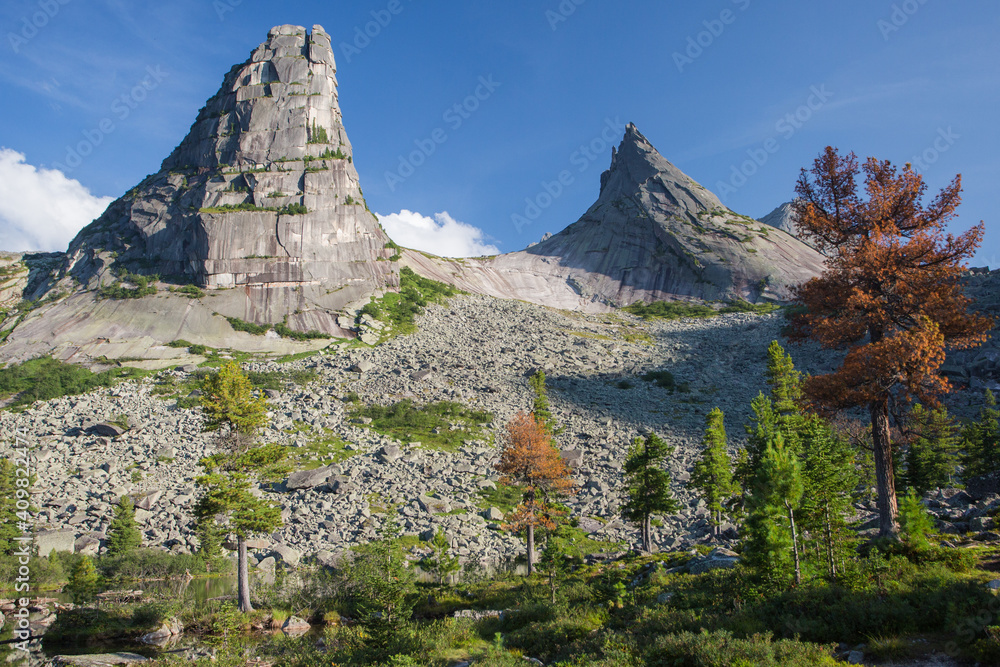 Parabola Rock is one of the most mysterious places in the Ergaki ...