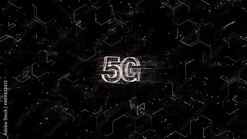 4k 5G word tag cloud;binary computer code.mobile signal link blockchain matrix binary text ...