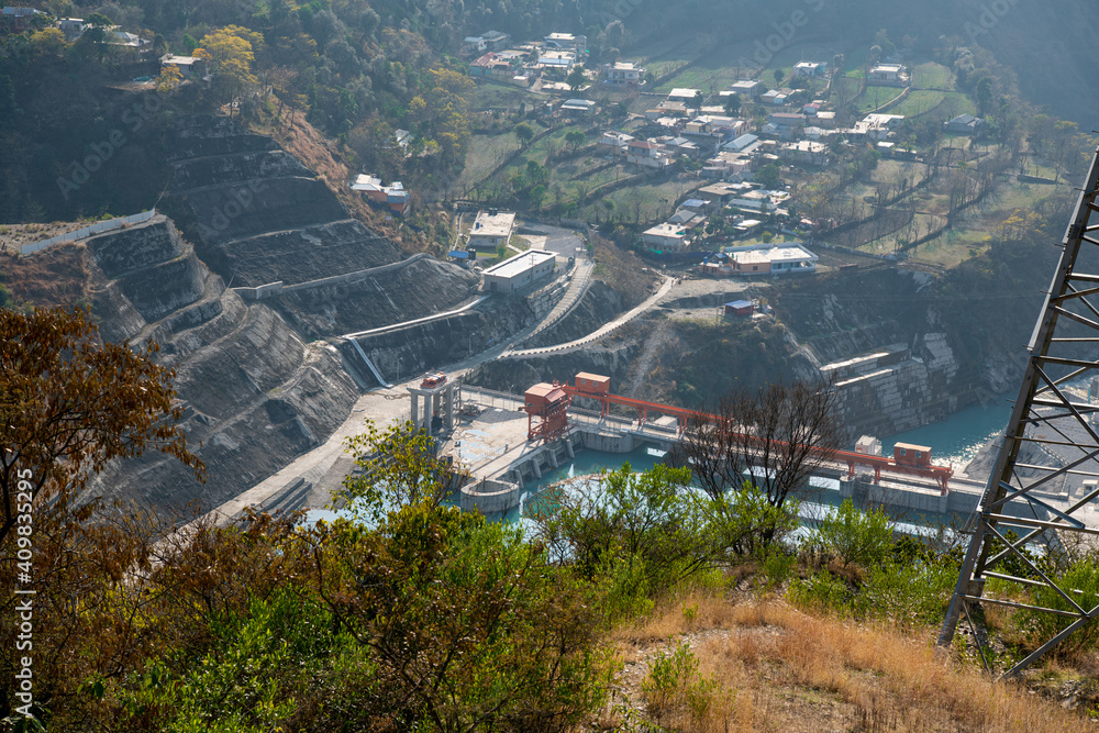 Naluchi Bridge over Kohala River Azad Kashmir Stock Photo | Adobe Stock