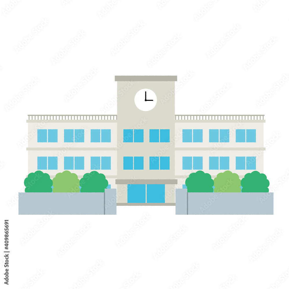 学校(校舎)のイラスト素材 Stock ベクター | Adobe Stock