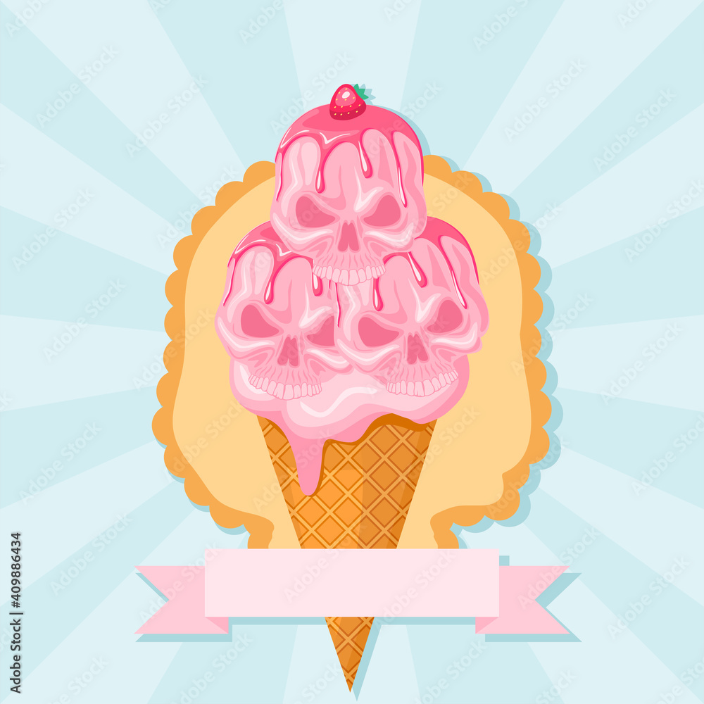 art, banner, bone, cake, cakes, cartoon, colorful, cone, cream, cupcake ...