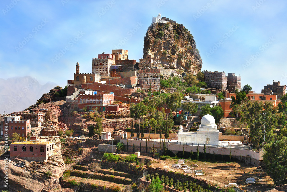 Mausoleum of Hatim ibn Ibrahim al-Hamidi, Yemen Stock Photo | Adobe Stock