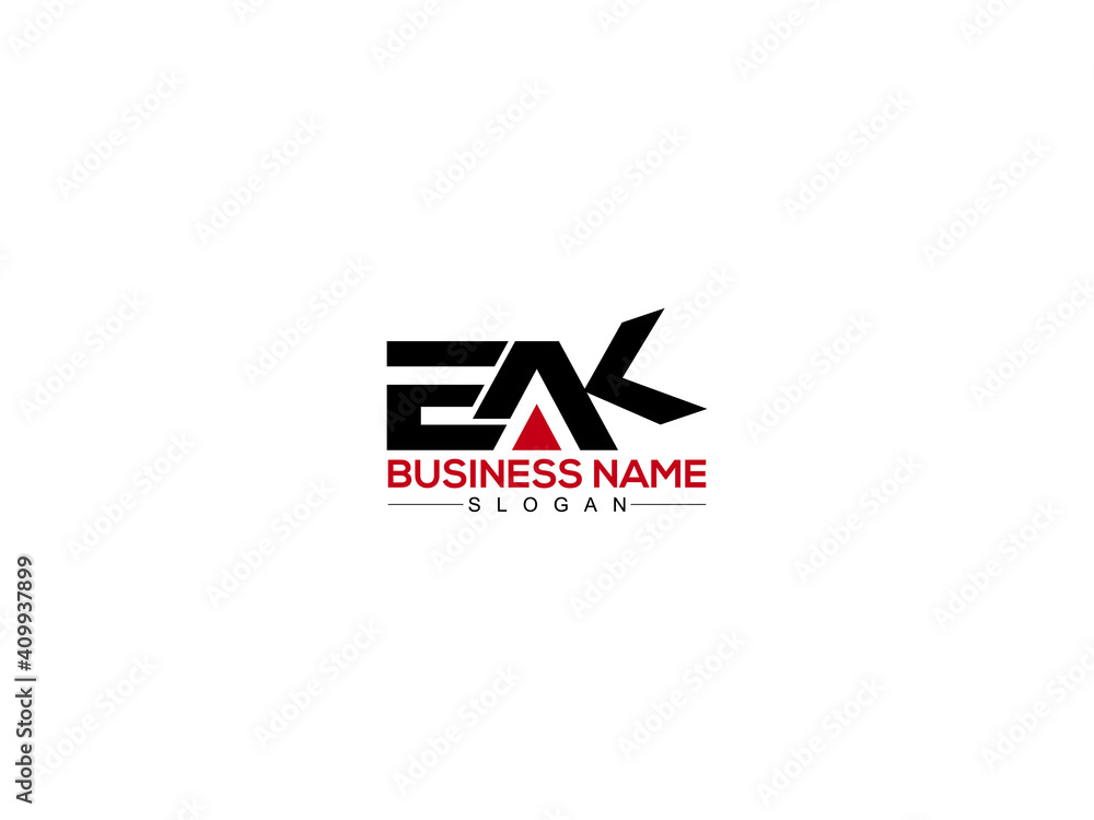 EAK Letter and templates design For Your Business Stock Vector | Adobe ...