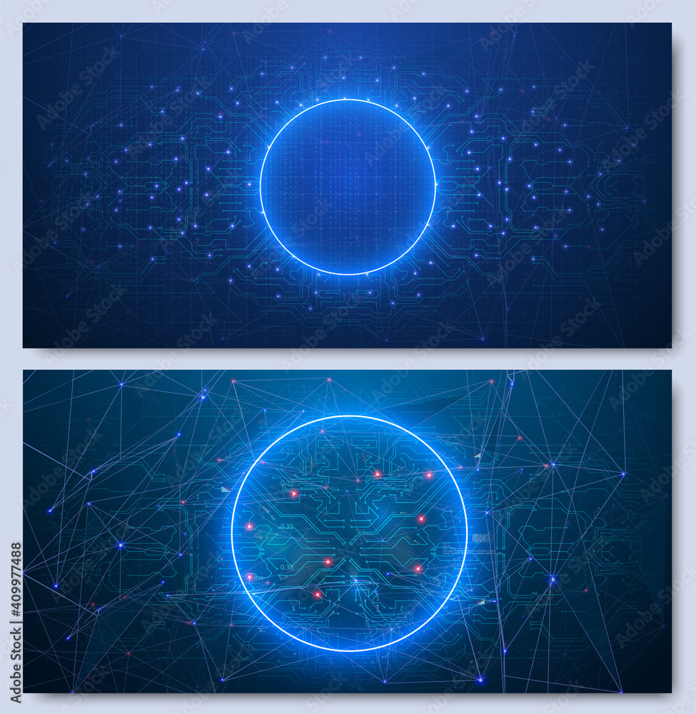 Technological background. circuit board concept. Abstract tech design ...