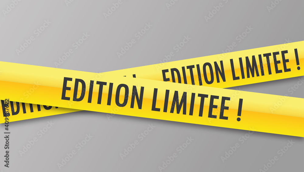 Logo édition limitée. Stock Vector | Adobe Stock