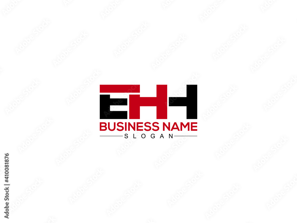 EHH Logo Letter For Business Stock Vector | Adobe Stock