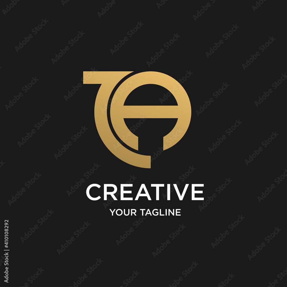 Outstanding professional elegant trendy awesome artistic black and gold ...