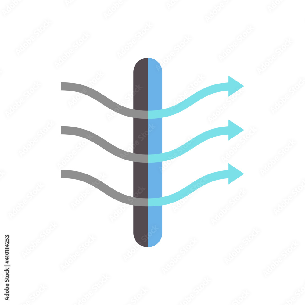 Air filter icon. Hepa filtration symbol. Stock Vector | Adobe Stock