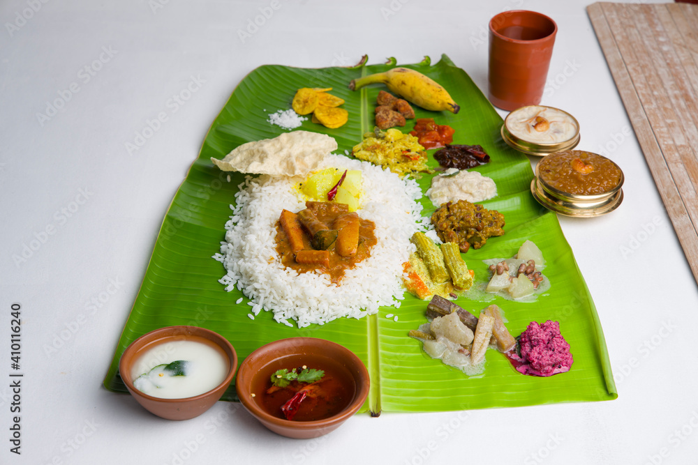 onam sadhya Stock Photo | Adobe Stock