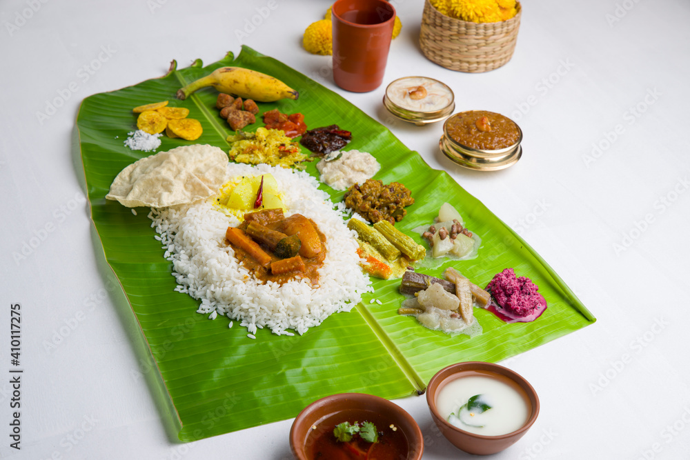 onam sadhya Stock Photo | Adobe Stock