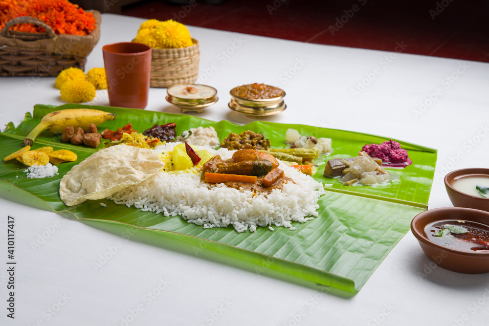 onam sadhya Stock Photo | Adobe Stock
