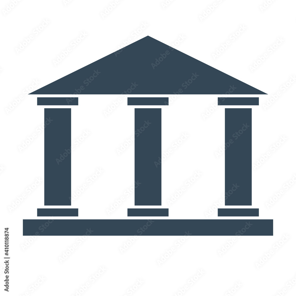 Three pillars silhouette blank diagram. Clipart image Stock Vector ... Three pillars silhouette blank diagram. Clipart image Stock Vector ...