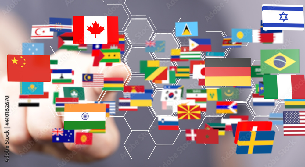 All official national flags of the world Stock Photo | Adobe Stock