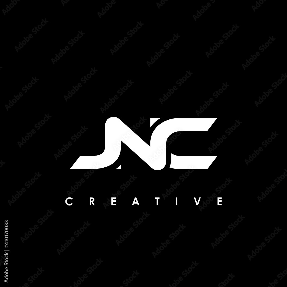 JNC Letter Initial Logo Design Template Vector Illustration Stock ...