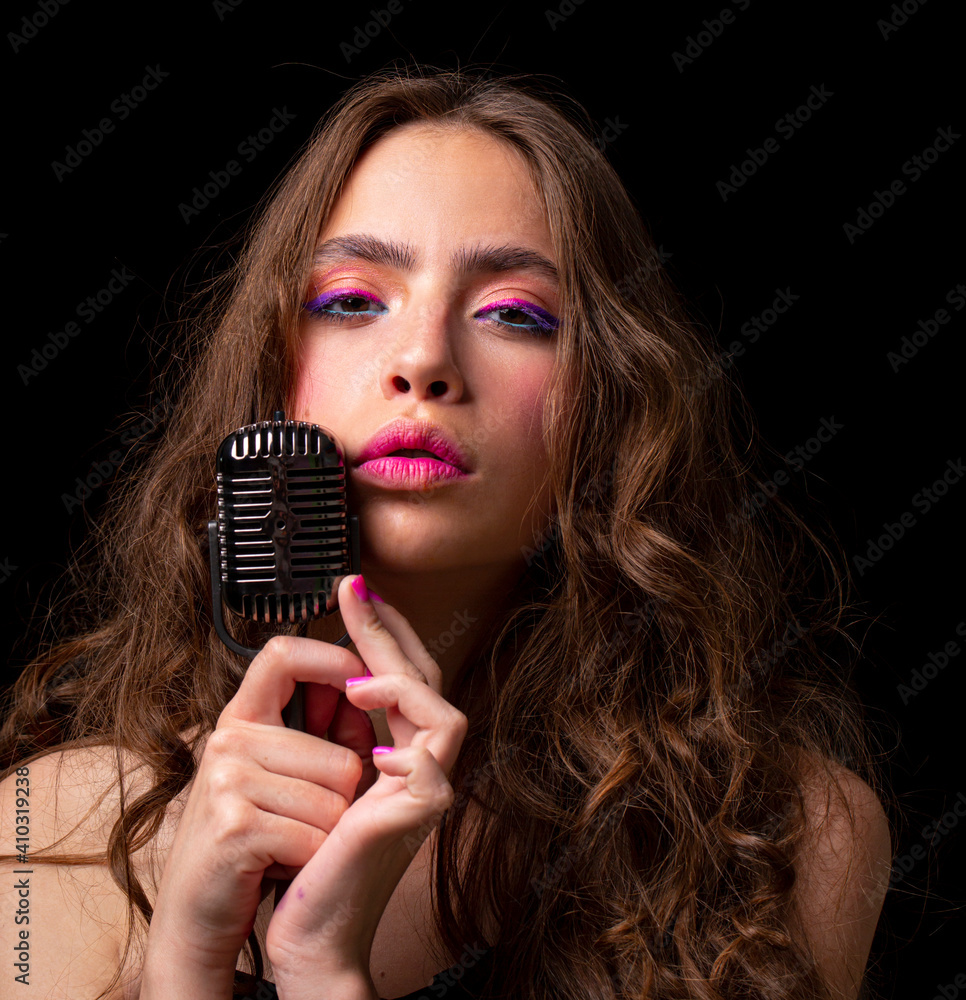 Karaoke Singer Girl