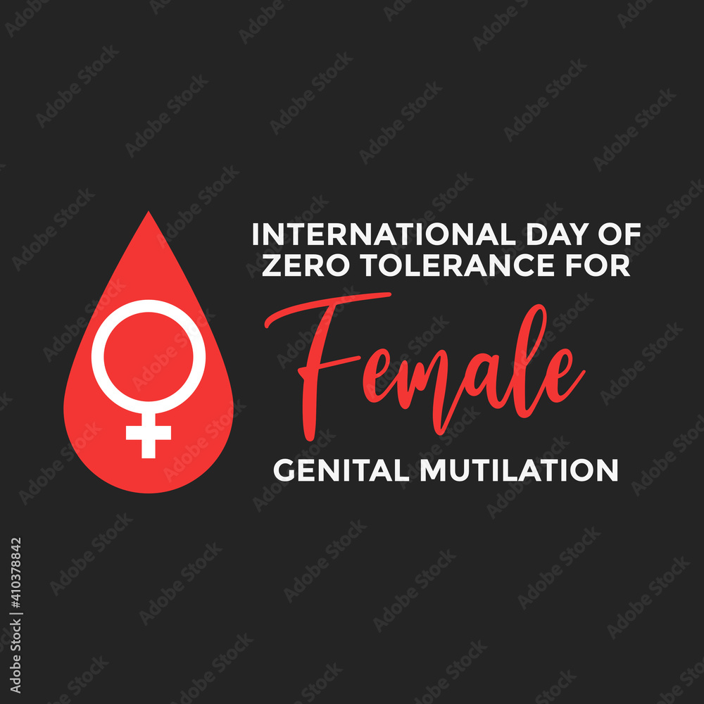 Poster Design of International day of Zero Tolerance for Female Genital ...