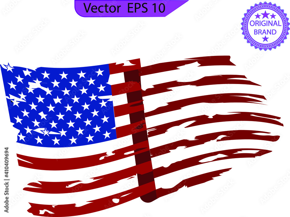 USA Flag. Distressed American flag, flag of America, patriot, military ...