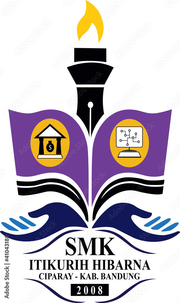 New Logo SMK Itikurih Hibarna Stock Vector | Adobe Stock