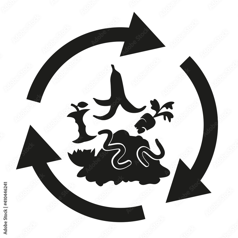 picto recyclage compost 9 Stock Vector | Adobe Stock