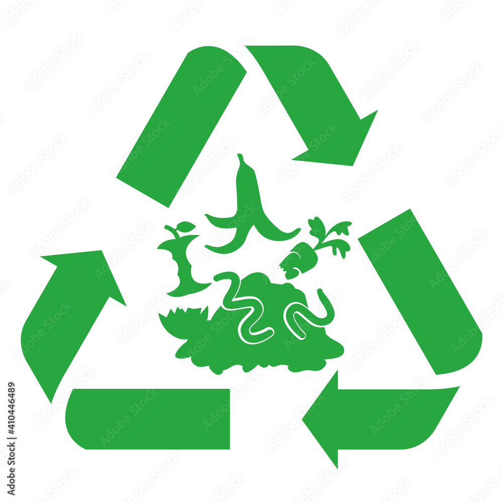 picto recyclage compost 12 Stock Vector | Adobe Stock