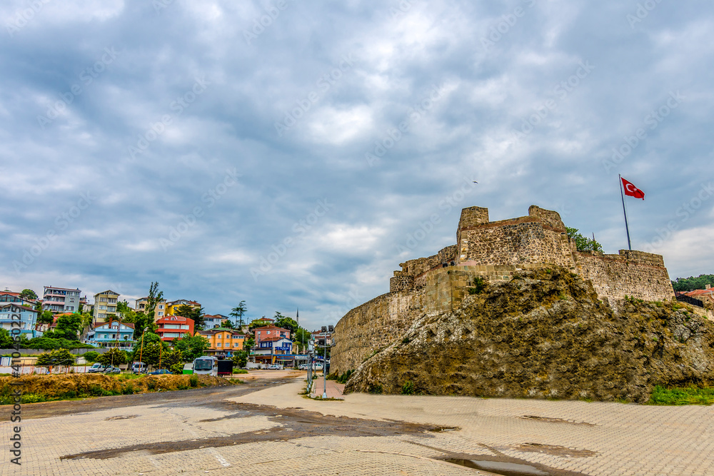 Riva Castle view near Black Sea in Istanbul Stock Photo | Adobe Stock