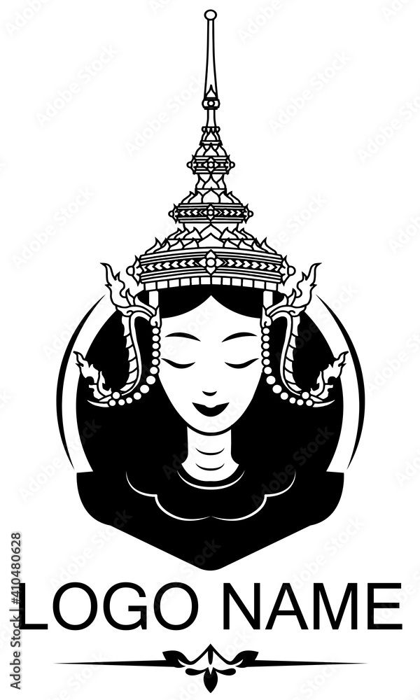 logo chada thailand Thai art Stock Vector | Adobe Stock