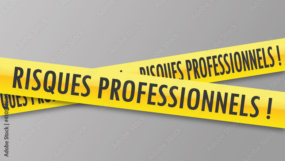 Logo risques professionnels. Stock Vector | Adobe Stock