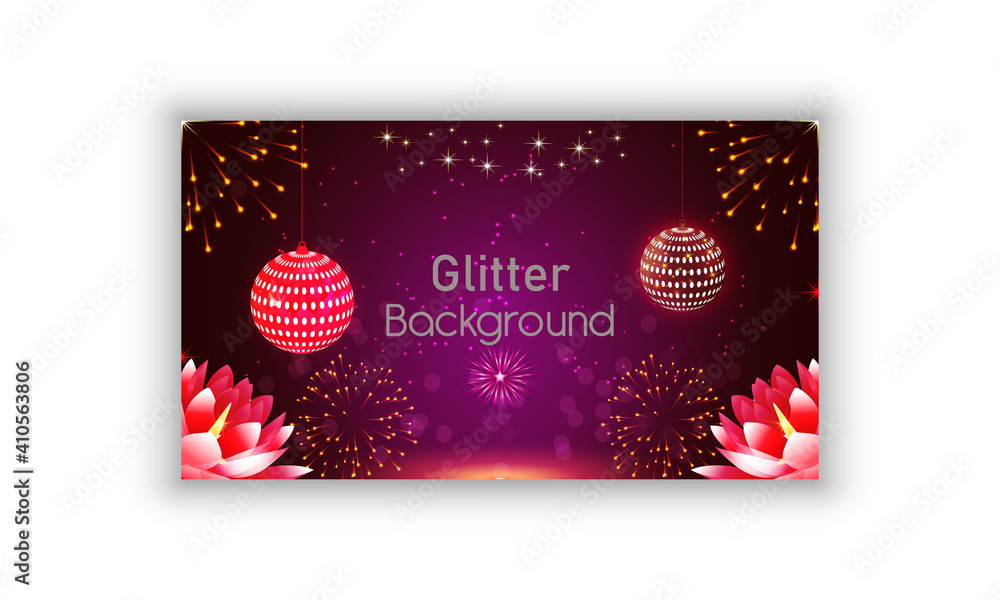 Celebration glitter background design. Banner design Stock Vector ...