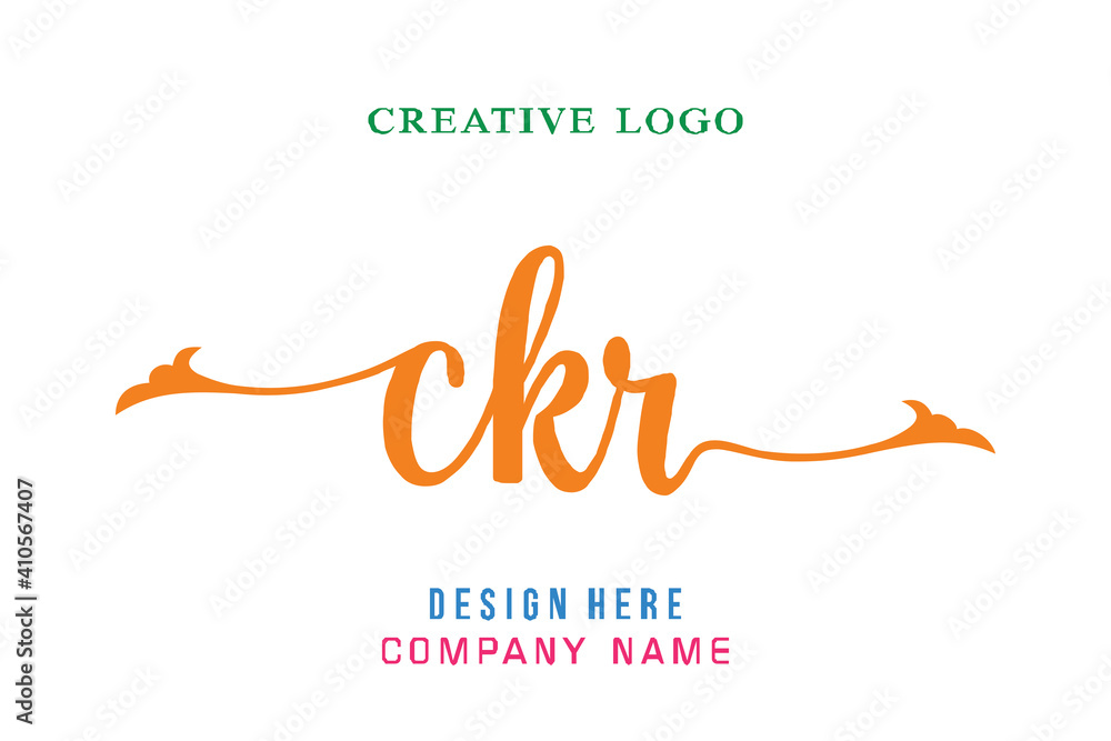 CKR lettering logo is simple, easy to understand and authoritative ...
