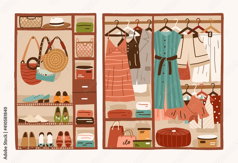 Cartoon Clothes Closet