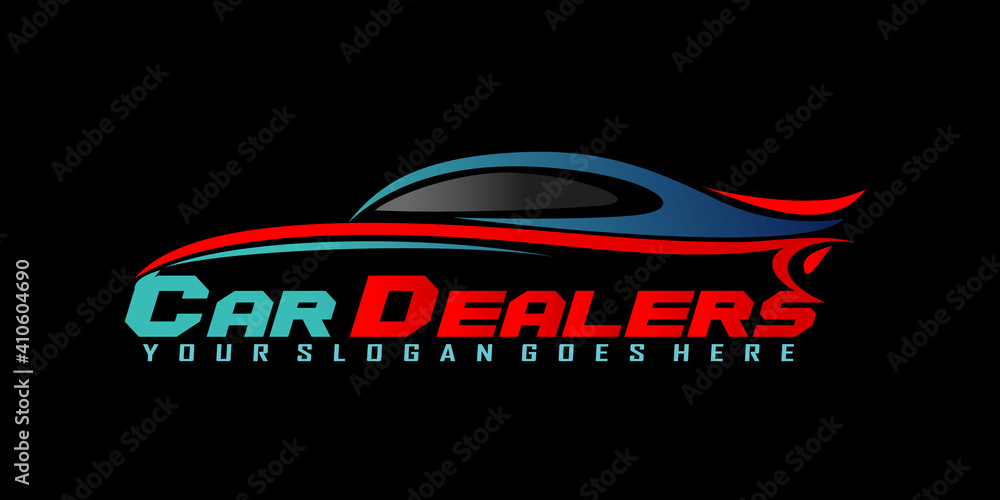 set of automotive logo. vector cars dealers, detailing and modification ...