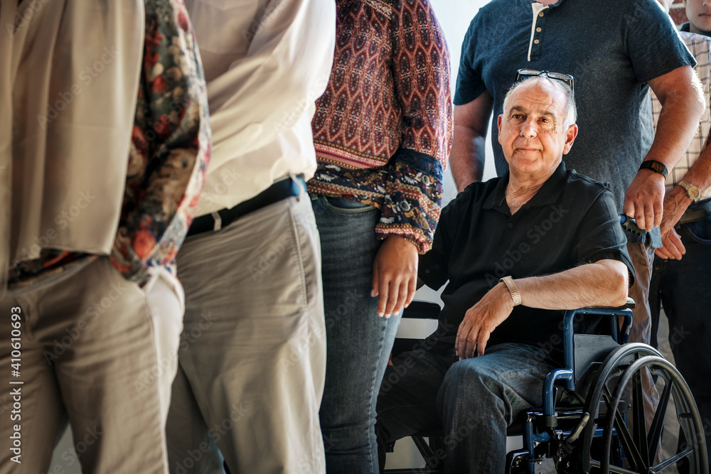 People falling in line Stock-Foto | Adobe Stock