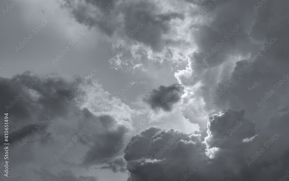 Dark dramatic sky and clouds. Background for death and sad concept ...