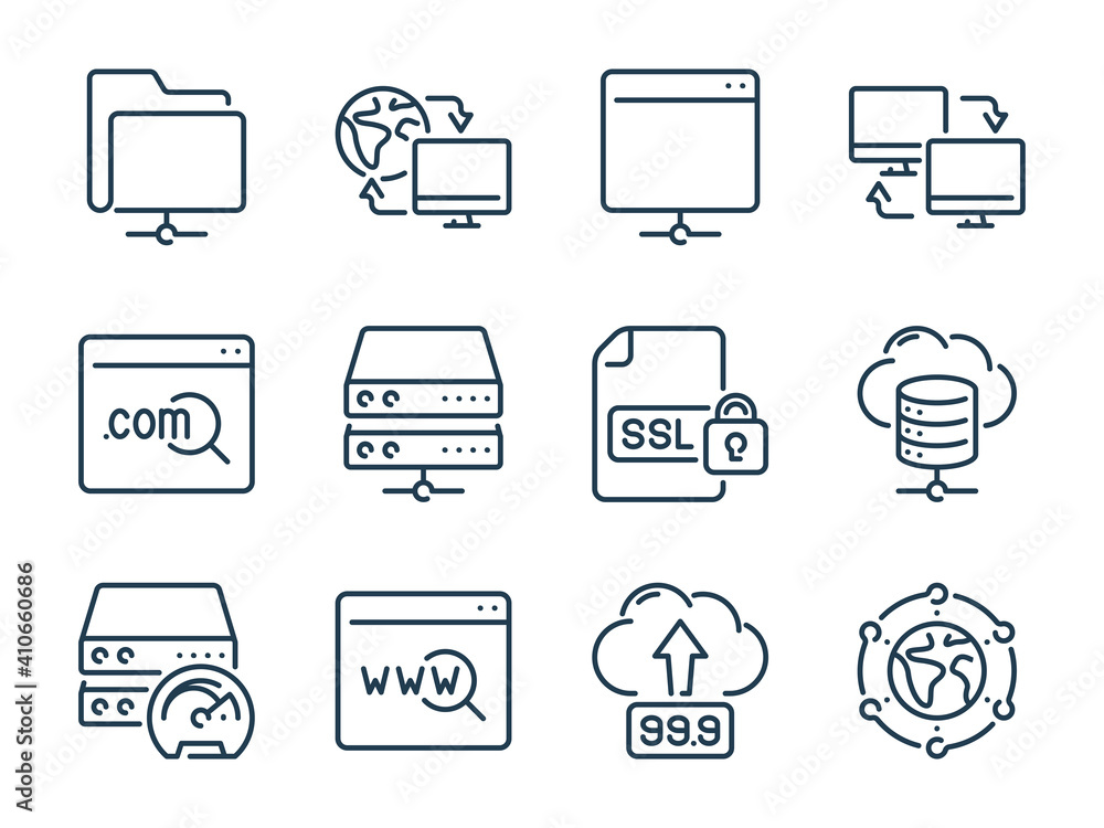 Network Infrastructure Icon