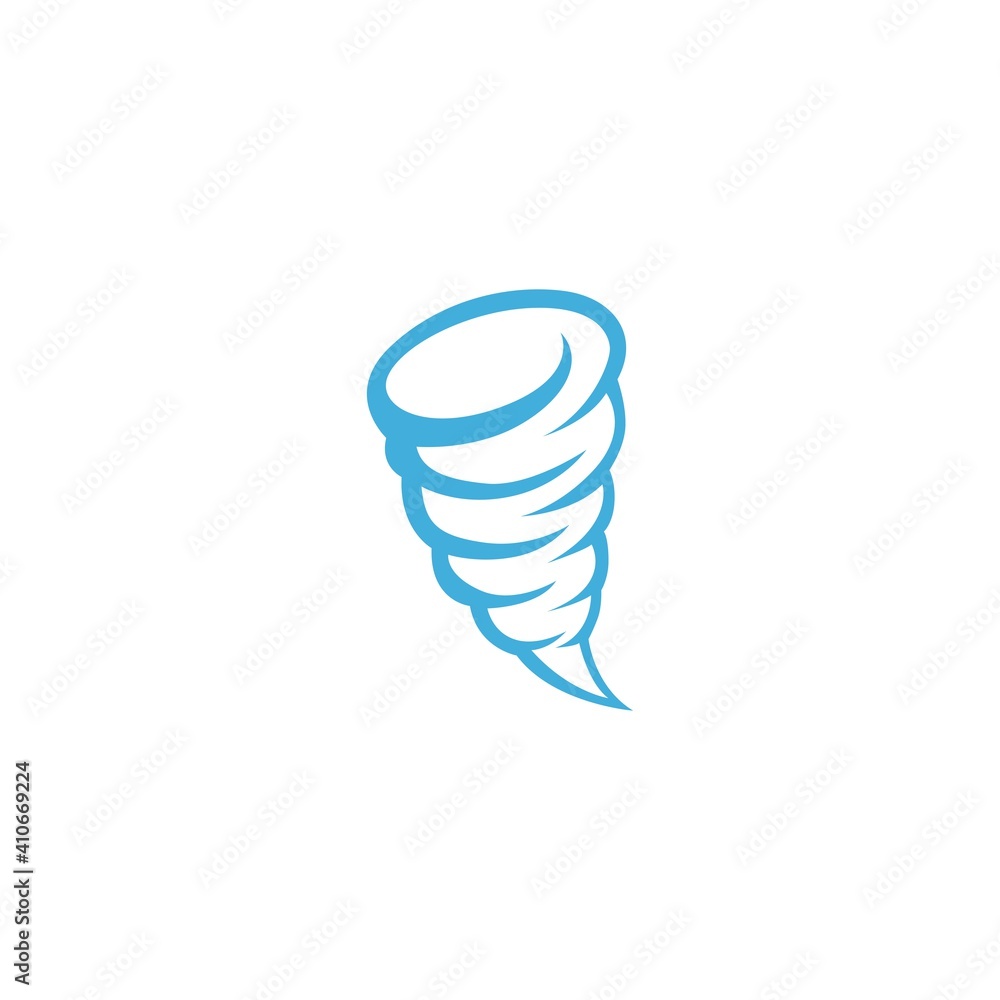 Tornado icon logo vector illustration. Wind tornado, Speed tornado ...
