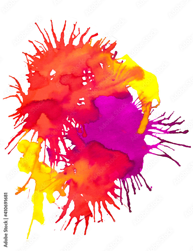 mancha de acuarela Stock Photo | Adobe Stock