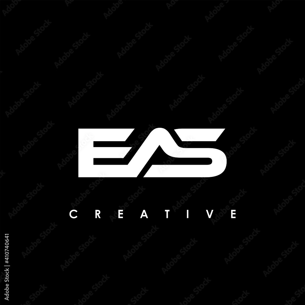 EAS Letter Initial Logo Design Template Vector Illustration Stock Vector | Adobe Stock