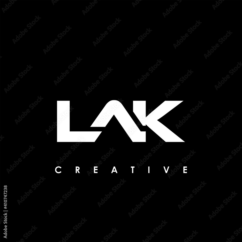 LAK Letter Initial Logo Design Template Vector Illustration Stock ...