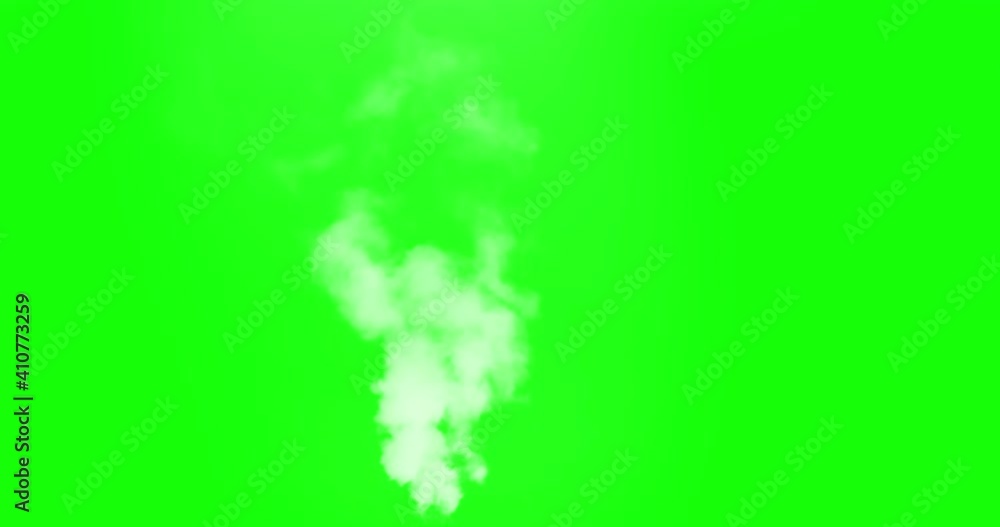 Active Release of White Smoke. Alpha Channel. White vapor or smoke ...