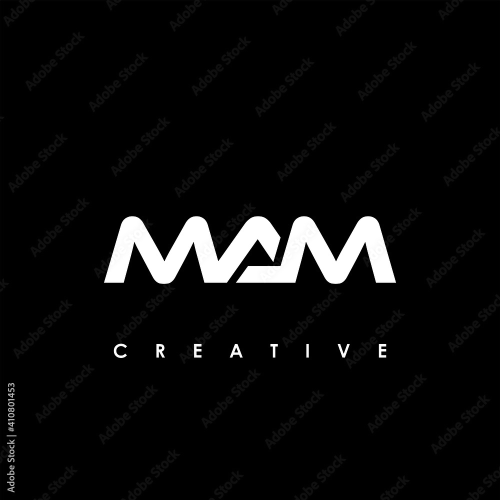 MAM Letter Initial Logo Design Template Vector Illustration Stock ...