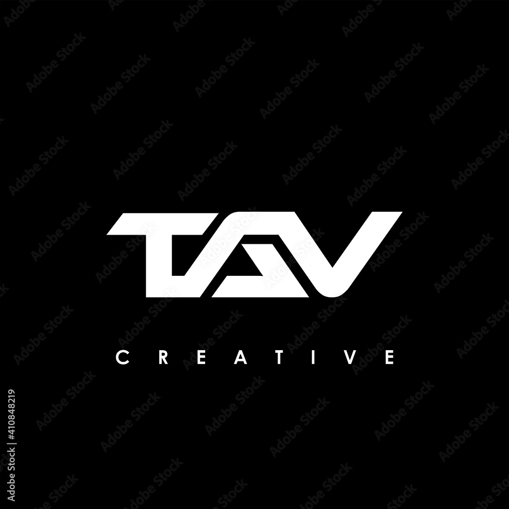 TAV Letter Initial Logo Design Template Vector Illustration Stock ...