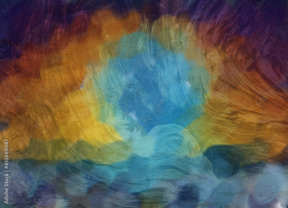 sfondi digitali pittorici stile pennellate colore a olio o van gogh con ...