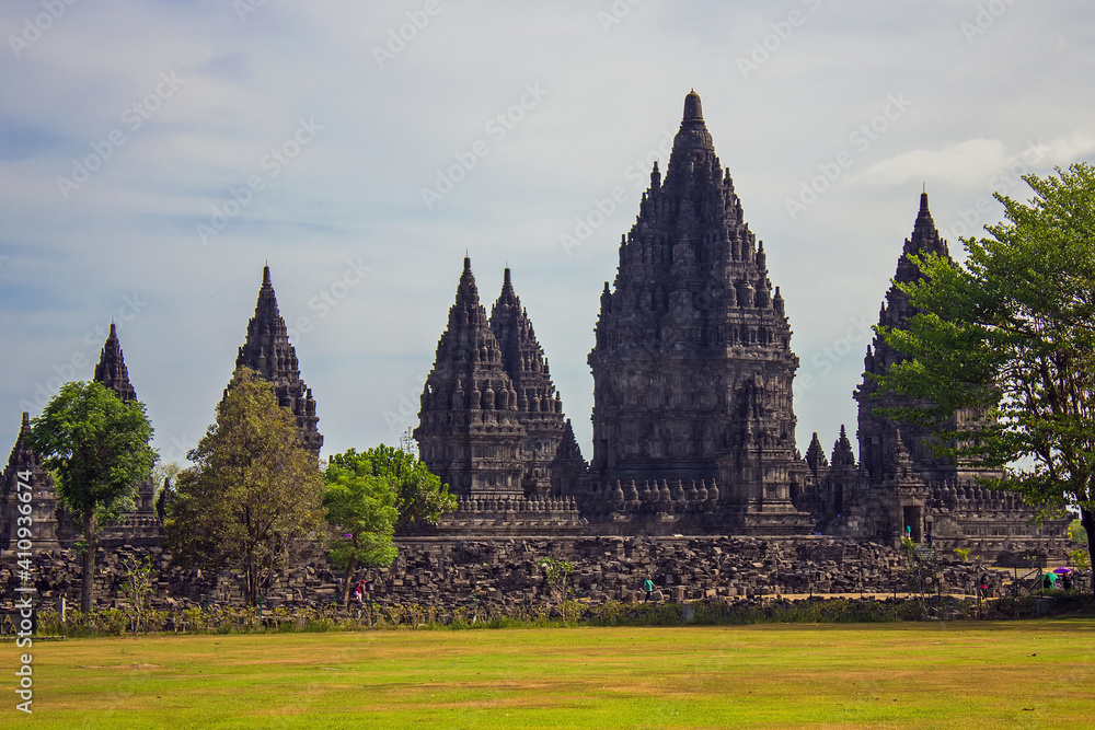 Prambanan temple is famous Indonesian Hindu temple dedicated to the ...