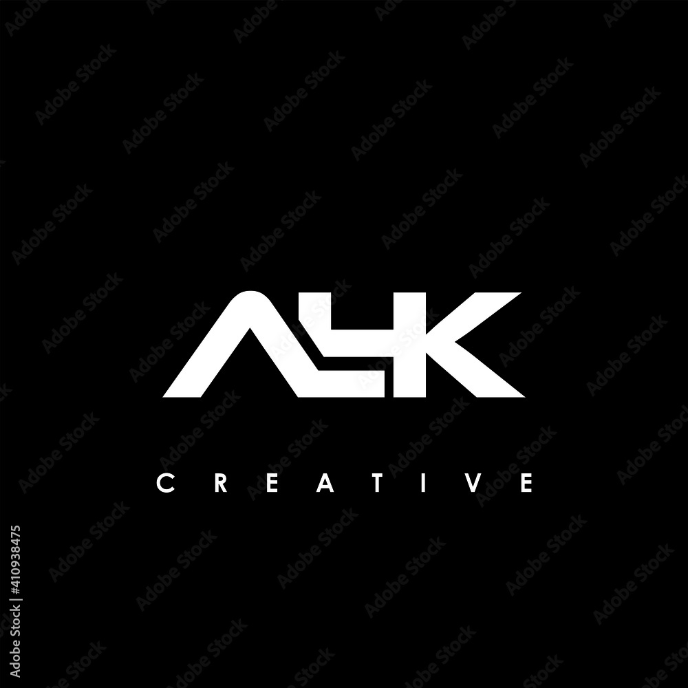 AHK Letter Initial Logo Design Template Vector Illustration Stock ...