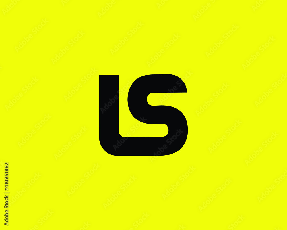 LS SL letter logo design vector template Stock Vector | Adobe Stock