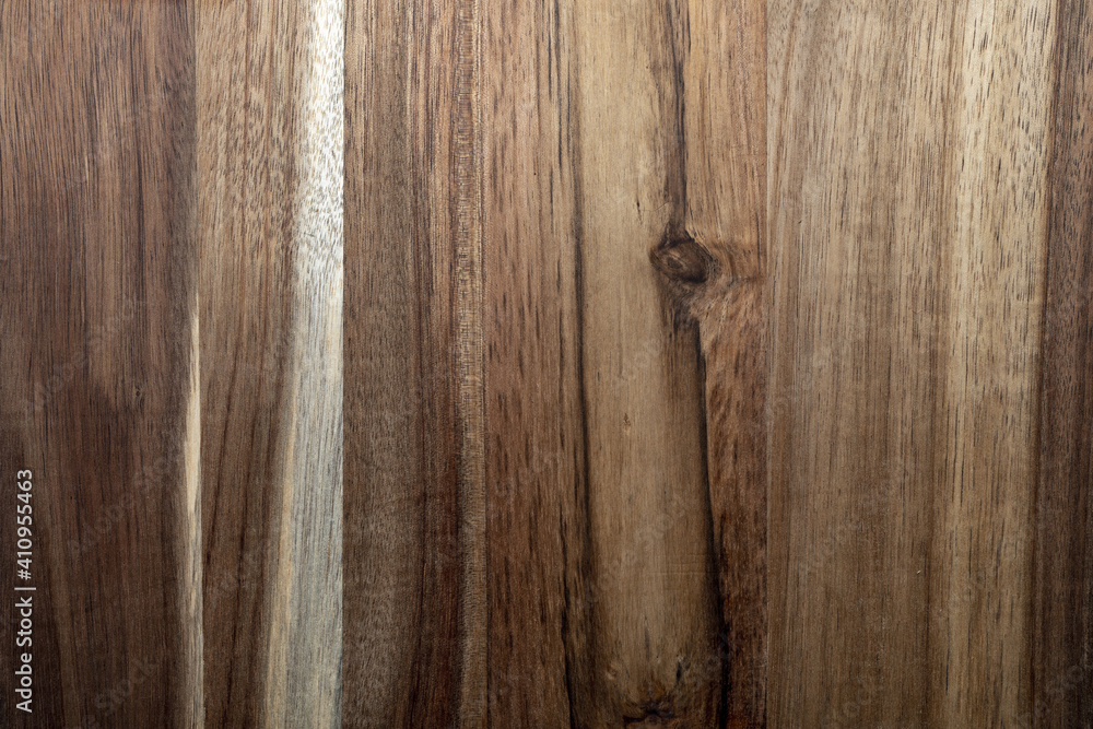 Beautiful acacia wood texture. Rustic look with veins, knots and copy ...
