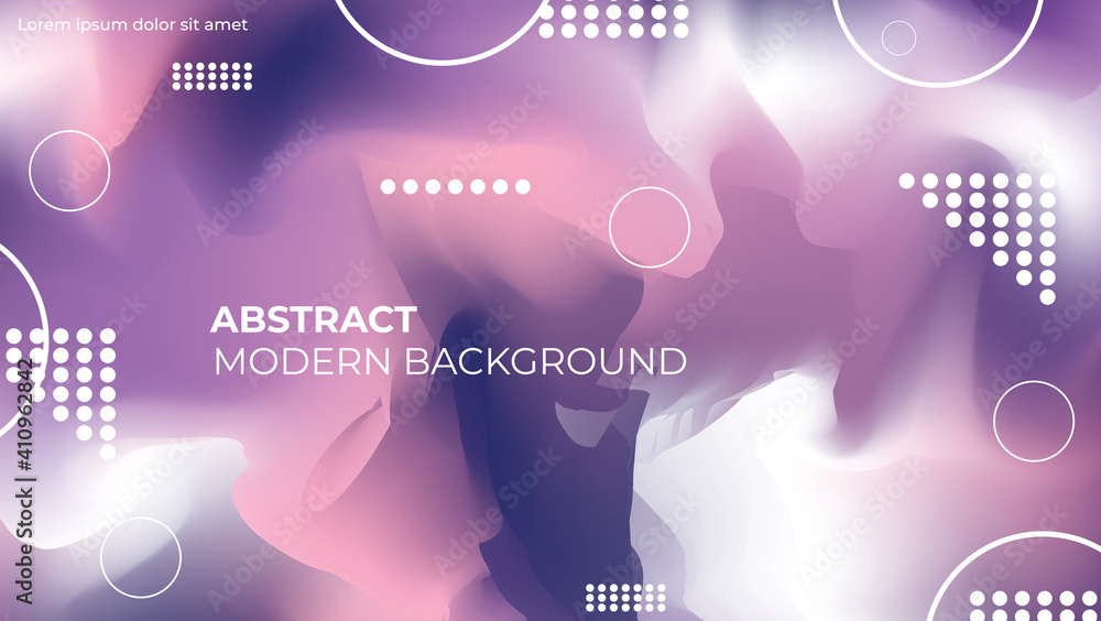 Abstract Modern Wavy Background Template. Technology Background for ...