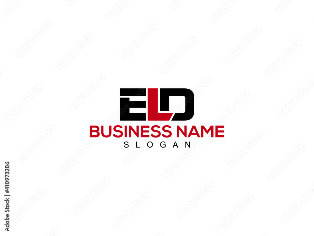 ELD Logo And Illustrations Design For Business Stock Vector | Adobe Stock